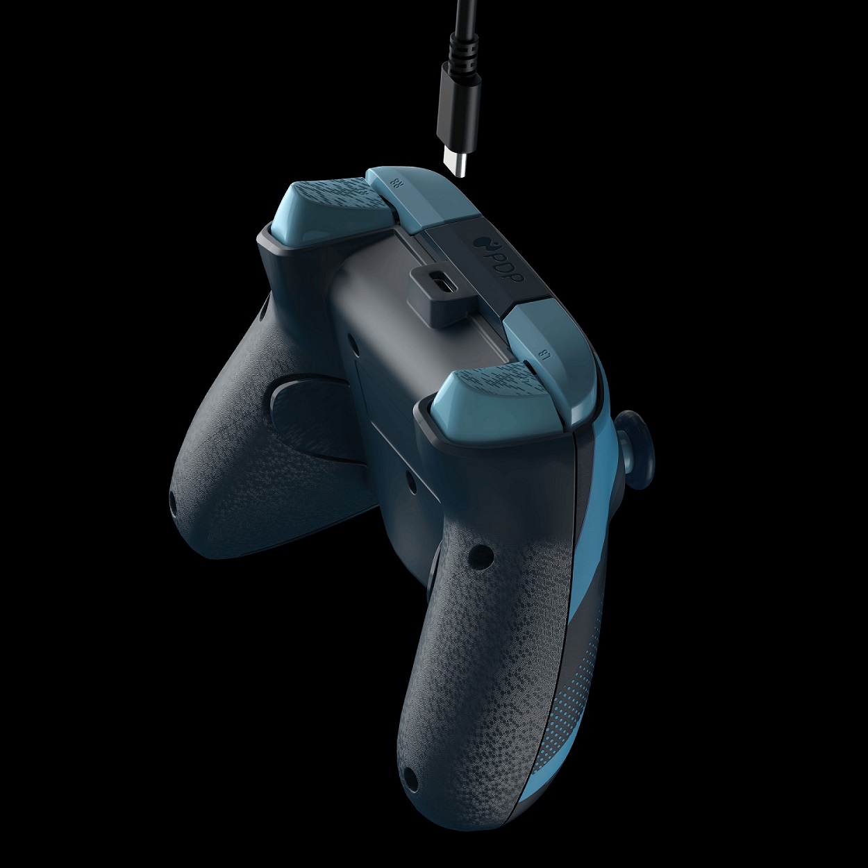 PDP LLC Rematch Glow Advanced Controller Blue Tide