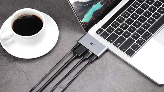 ISY IAD-1019 USB Adapter, Silber, USB-Adapter | MEDIA MARKT