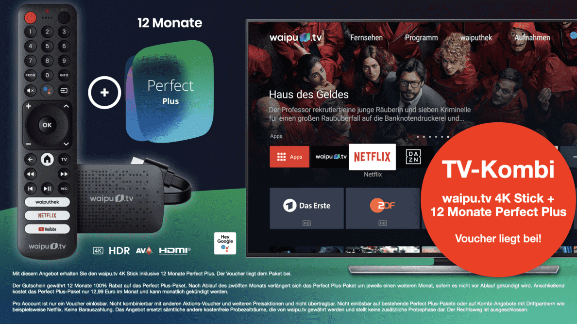 WAIPU.TV 4K Stick Bundle Streaming Stick I MediaMarkt
