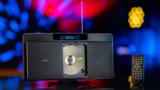 PMS 220 SLIM Micro Hifi System mit DAB+/FM Tuner (Schwarz)| MediaMarkt