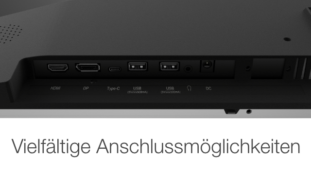 PEAQ PMO S323-IQSC 32 Zoll WQHD Slim Monitor (5 ms Reaktionszeit, 75 Hz ...