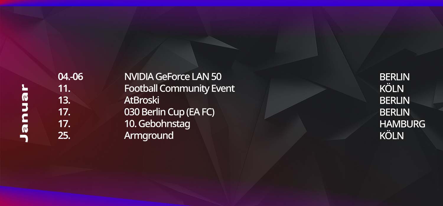 Events im XPERION - Die Gaming Location