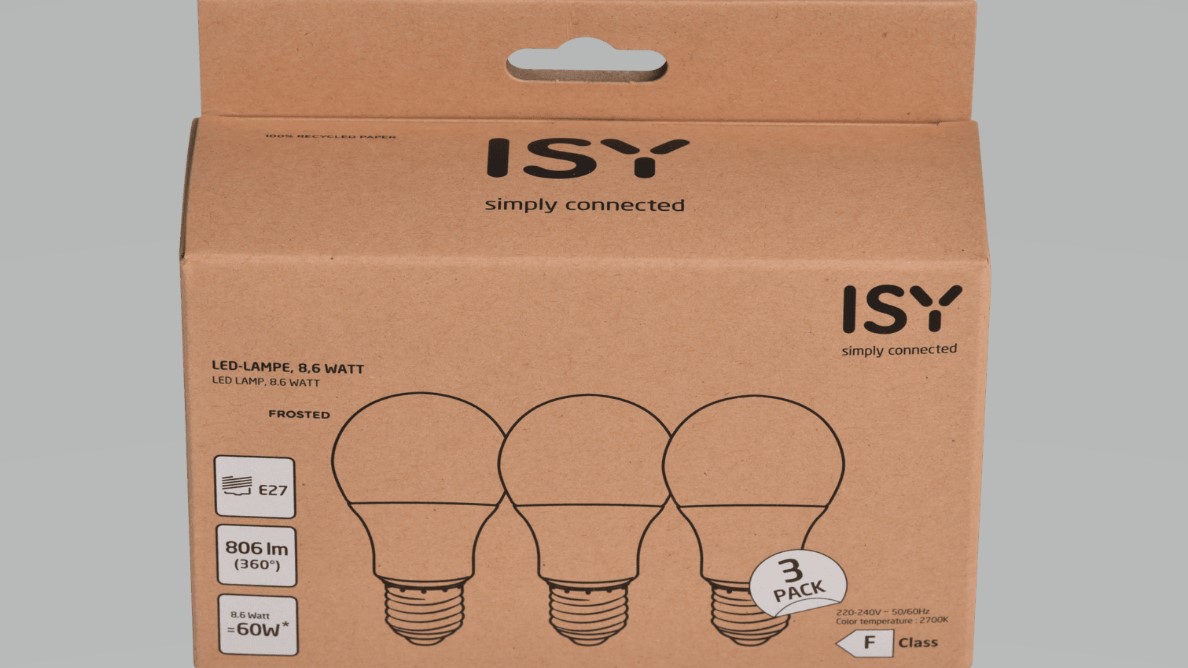 ISY ISYLED-E27-8.6W 3er Pack LED Lampe | MediaMarkt