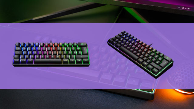 ISY IGK-3500, Mini Gaming Tastatur, Rubberdome, Kabelgebunden, Schwarz ...