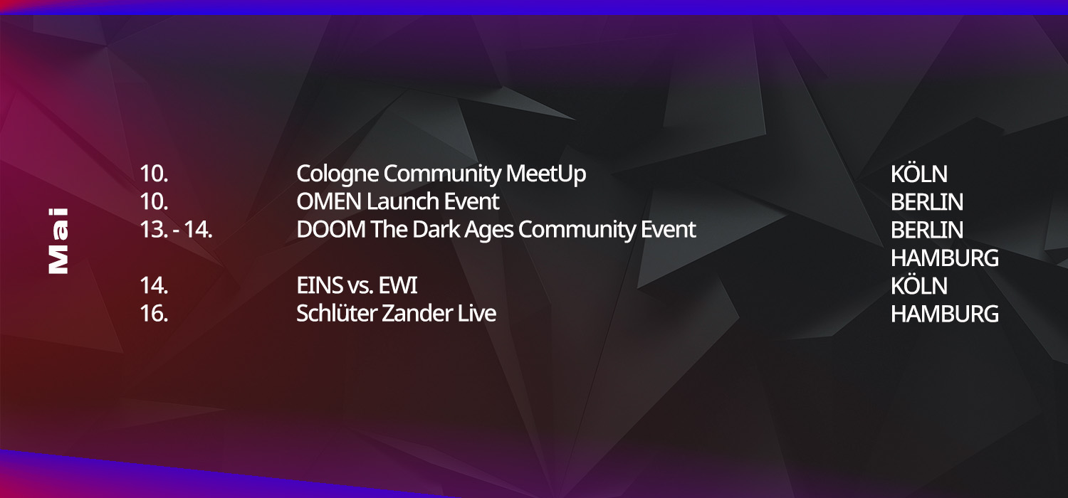 Events im XPERION - Die Gaming Location