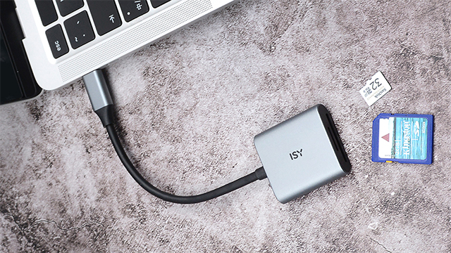 ISY ICR-5000 USB-C 2-in-1 Kartenleser | MEDIA MARKT
