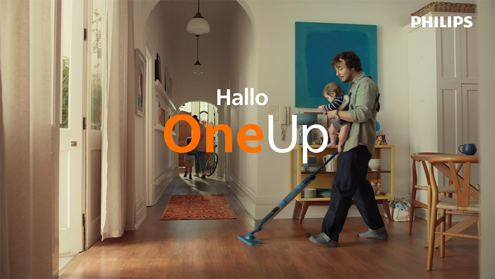 Philips OneUp elektrischer Wischmopp