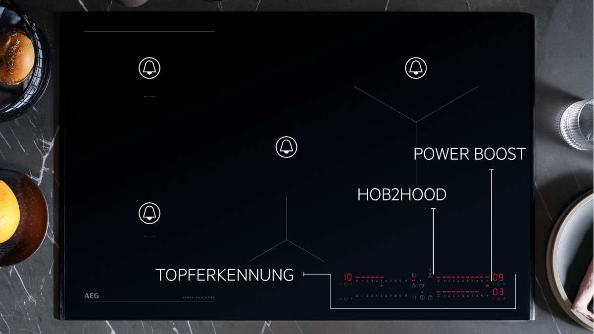 AEG SaphirMatt: Kratzresistente Induktionskochfelder