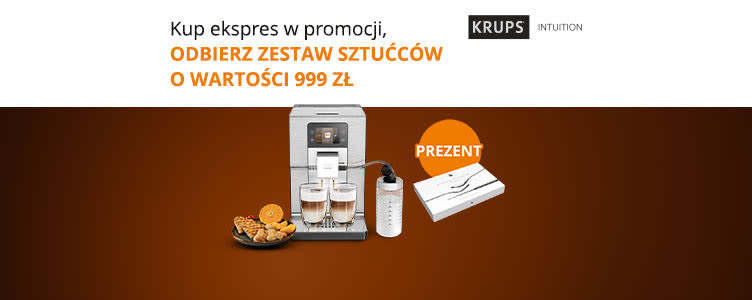 Zestaw sztućców WMF w prezencie przy zakupie wybranego ekspresu Krups