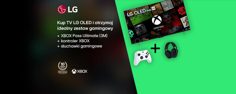 Telewizor LG w pakiecie z Xbox Game Pass Ultimate, kontrolerem i ...