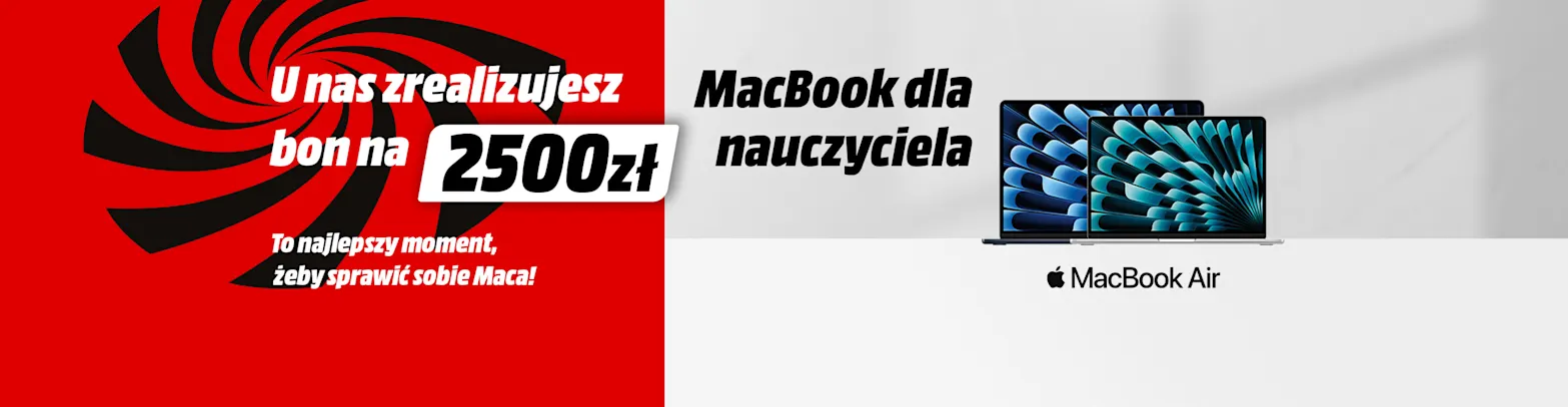 MacBook dla nauczyciela - zrealizuj bon w MediaMarkt! MacBook dla nauczyciela - zrealizuj bon w MediaMarkt!