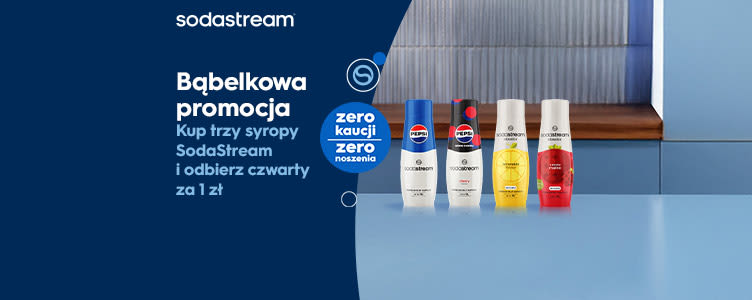 Kup trzy syropy Sodastream, jeden otrzymaj w zestawie!
