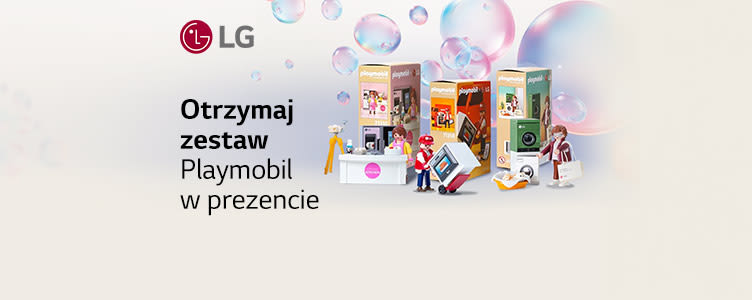 Oryginalne figurki PLAYMOBIL w prezencie do AGD LG!