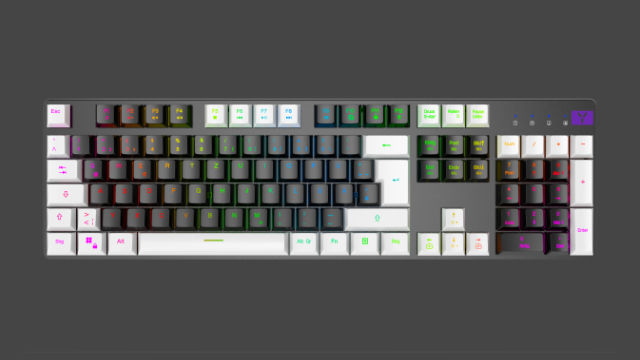 ISY IGK-6000, Gaming Tastatur, Mechanisch, Outemu Red, Kabelgebunden ...