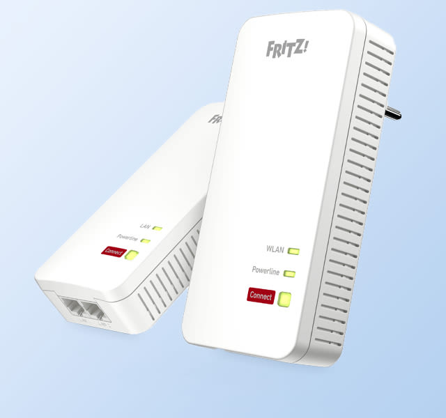 FRITZ!Powerline 1240 AX WLAN Set, porta il Wi-Fi in tutta la casa ...