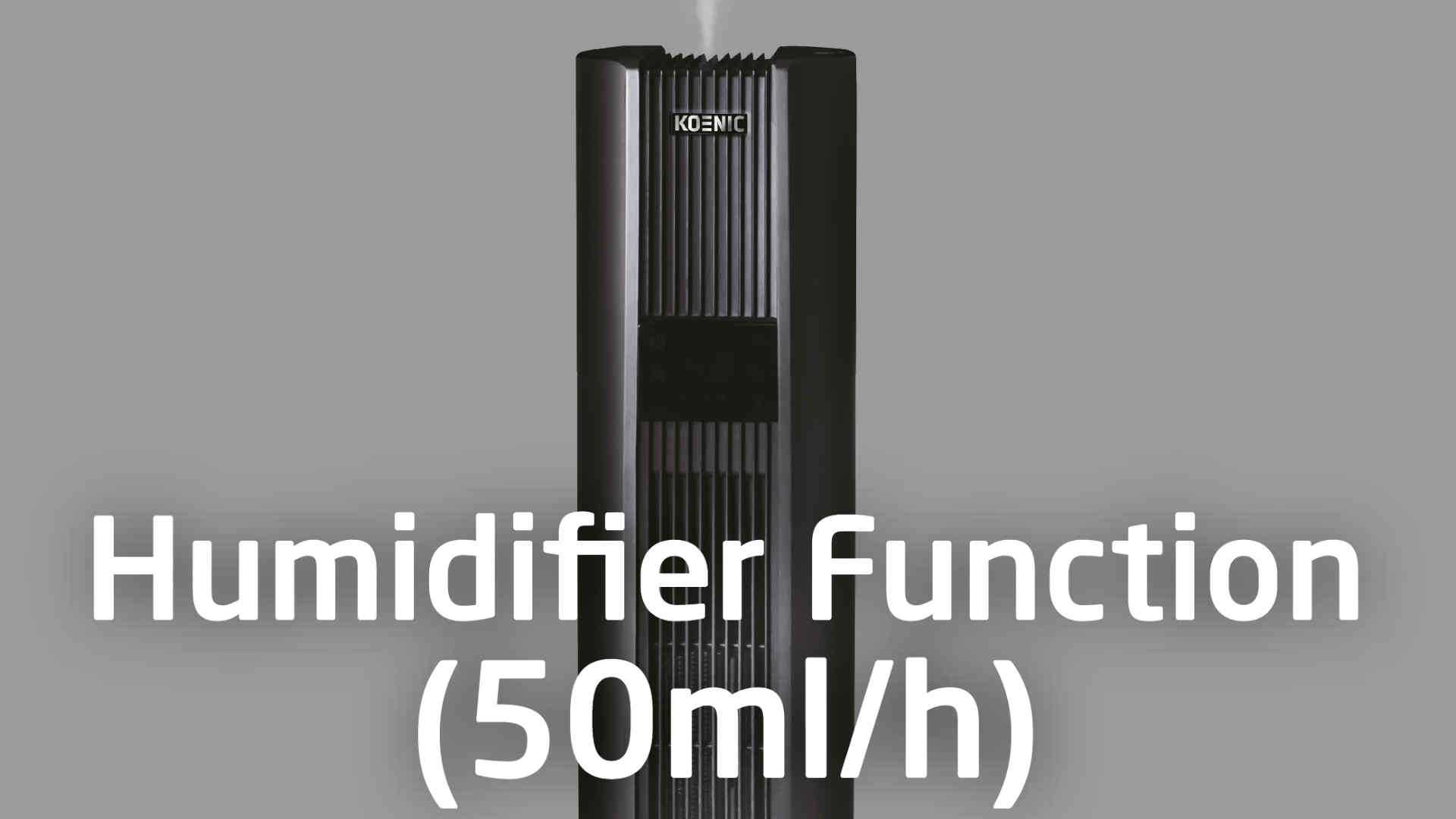 KOENIC KFH 20222 B Fan Heater with Humidifier kopen? | MediaMarkt