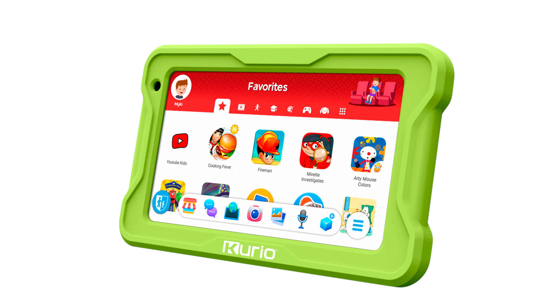 KURIO Tab Lite | 7 inch - 32 GB - Groen - Kindertablet kopen? | MediaMarkt