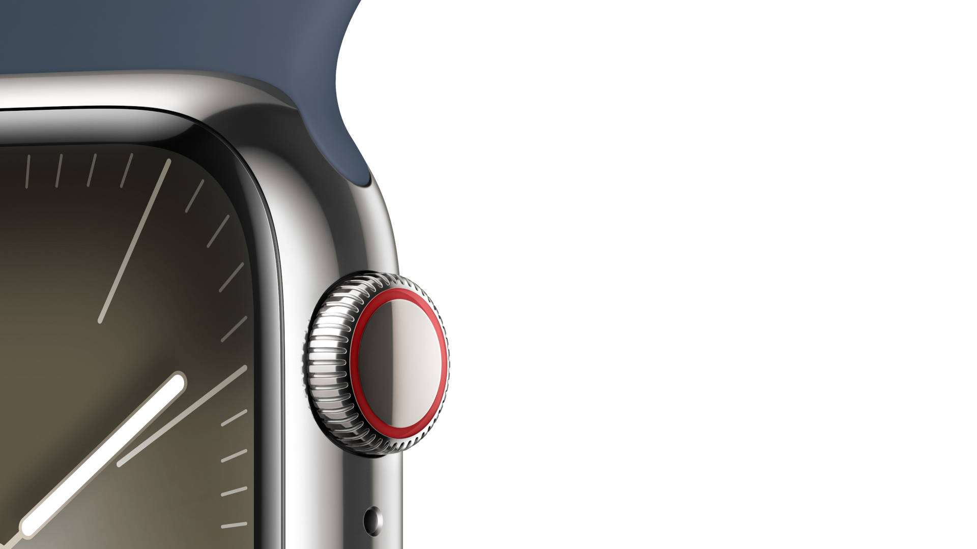 APPLE Watch Series 9 Cellular 45 mm Zilver Roestvrijstalen Case ...