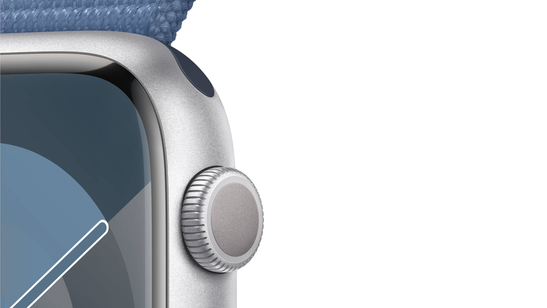 APPLE Watch Series 9 GPS 45 mm Zilver Aluminium Case/Winterblauw Sport ...