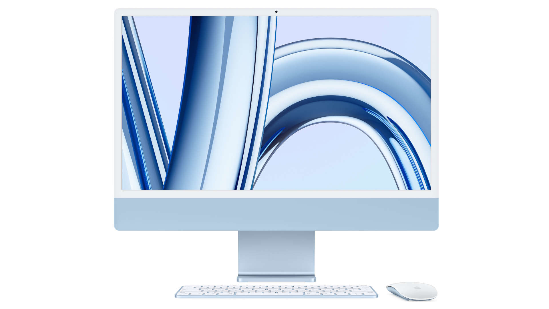 APPLE iMac 24-inch Blauw (M3) | 8-core CPU - 10-core GPU - 8GB - 256GB ...
