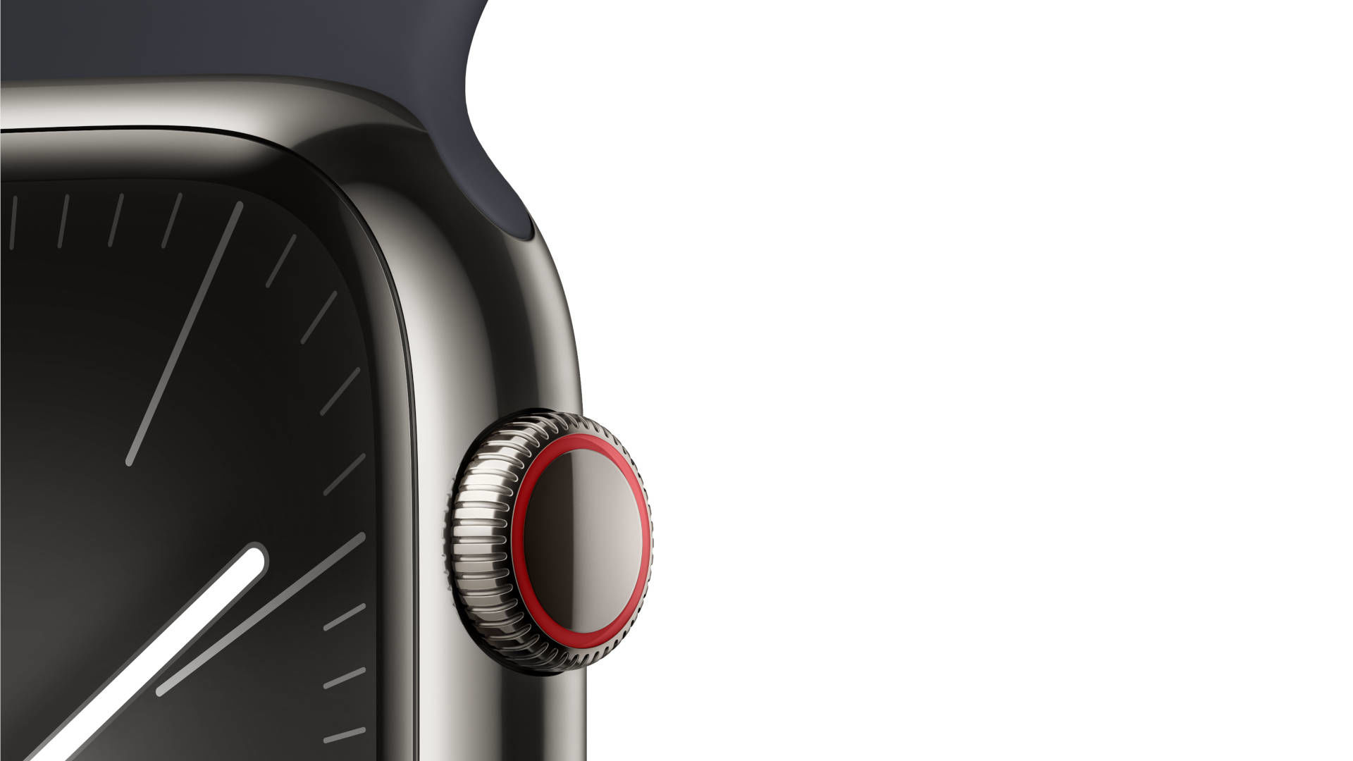 APPLE Watch Series 9 Cellular 45 mm Grafiet Roestvrijstalen Case ...