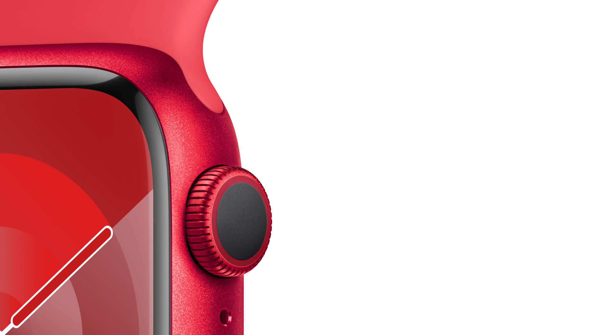 APPLE Watch Series 9 GPS 41 mm (PRODUCT)RED Aluminium Case/(PRODUCT)RED ...