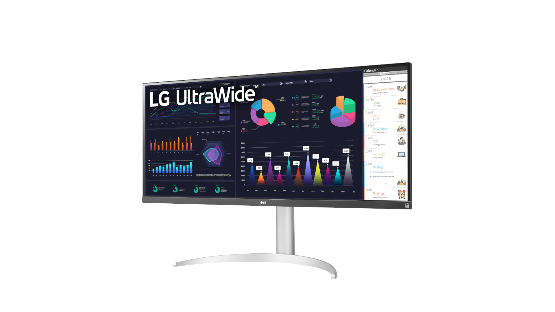 LG 34WQ650-W | 34 inch - 2560 x 1080 (UW Full HD) - IPS-paneel - in ...