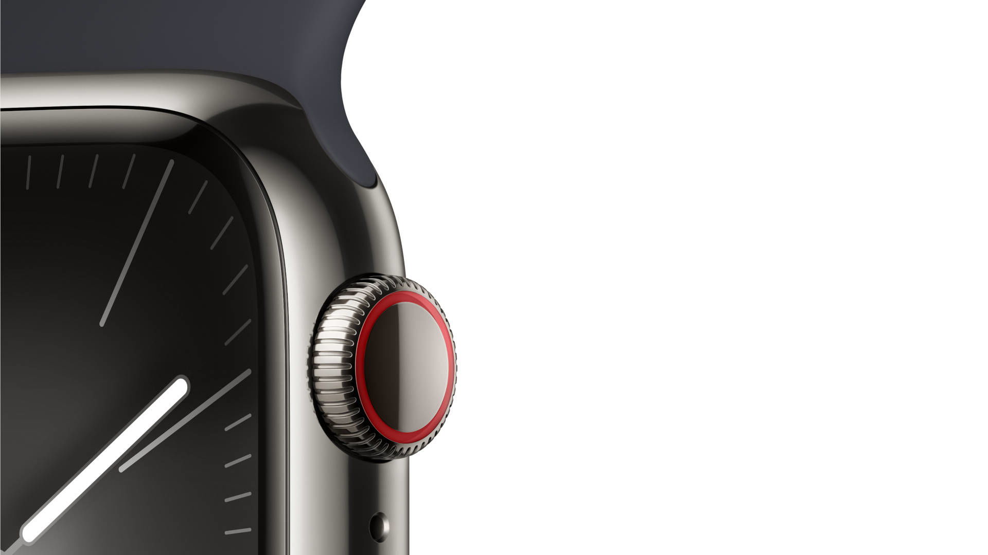 APPLE Watch Series 9 Cellular 41 mm Grafiet Roestvrijstalen Case ...