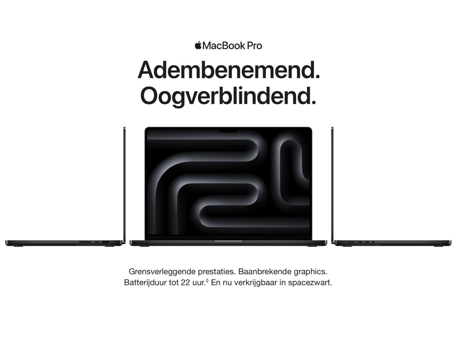 APPLE MacBook Pro 14 (2023) Spacezwart M3 Pro | 11C - 14C - 18 GB - 512 ...