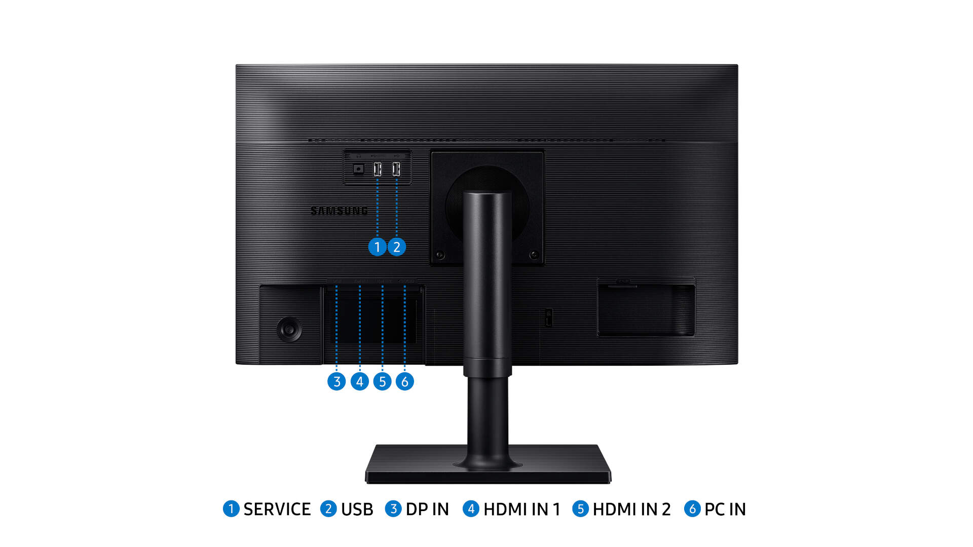 SAMSUNG LF24T450FQRXEN | 24 inch - 1920 x 1080 (Full HD) - IPS-paneel ...