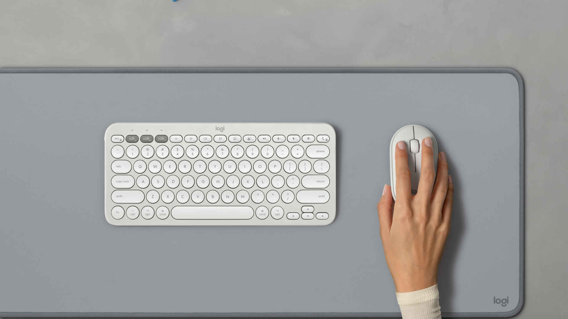 LOGITECH Pebble Keys 2 K380s Bluetooth-toetsenbord voor meerdere ...