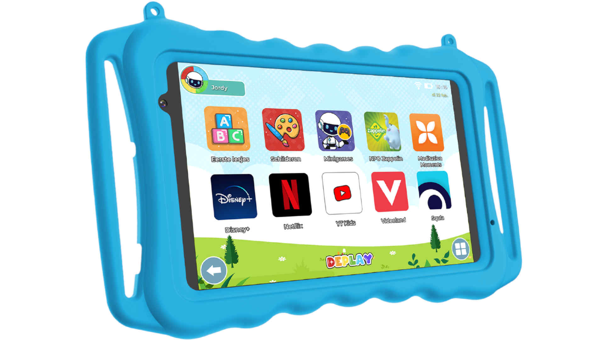 DEPLAY Kids Tablet SMART | 8 inch - 64 GB - Blauw - Wifi kopen ...