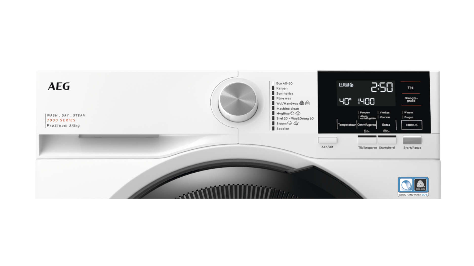 AEG LWR73864 7000 serie ProSteam Was-droogcombinatie kopen? | MediaMarkt