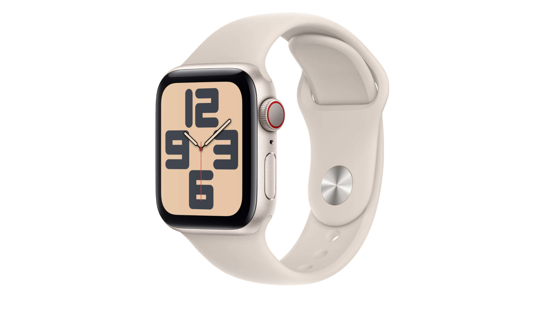 APPLE Watch SE GPS 44 mm Sterrenlicht Aluminium Case/Sterrenlicht Sport ...