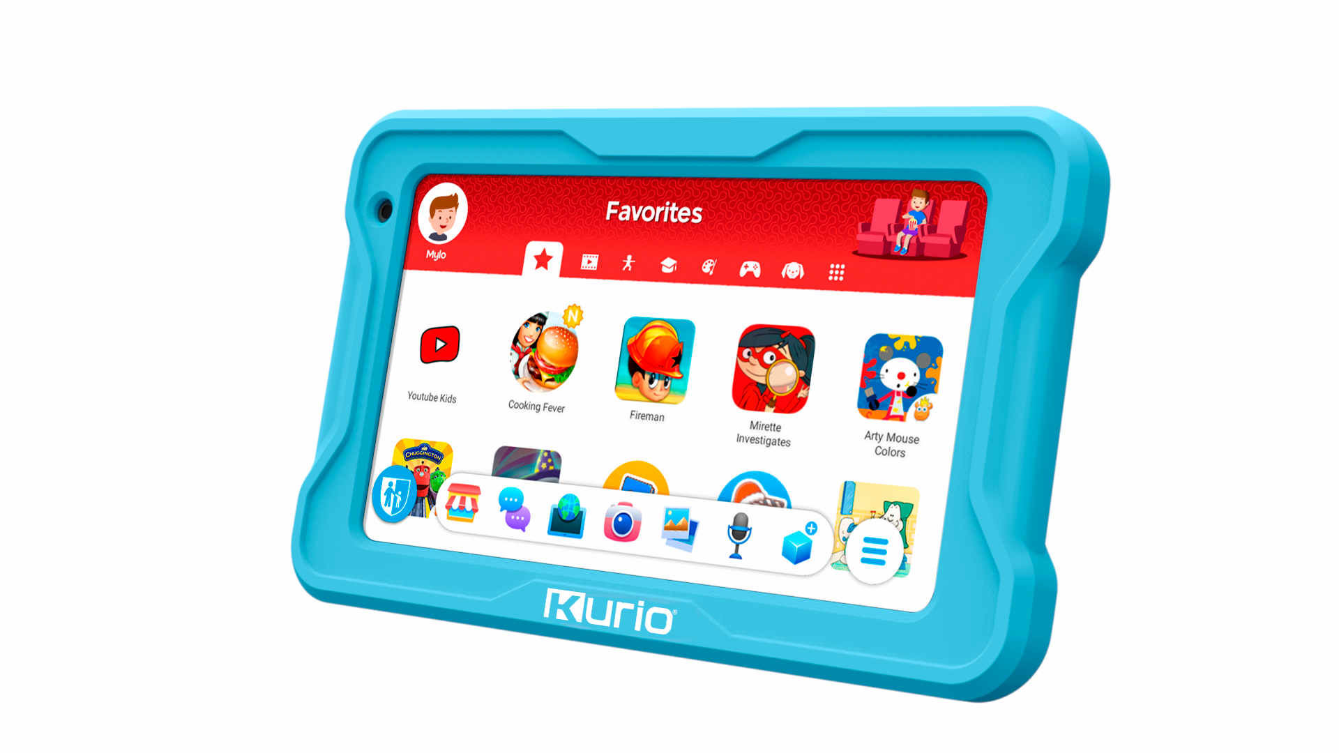 KURIO Tab Lite | 7 inch - 32 GB - Blauw - Kindertablet kopen? | MediaMarkt