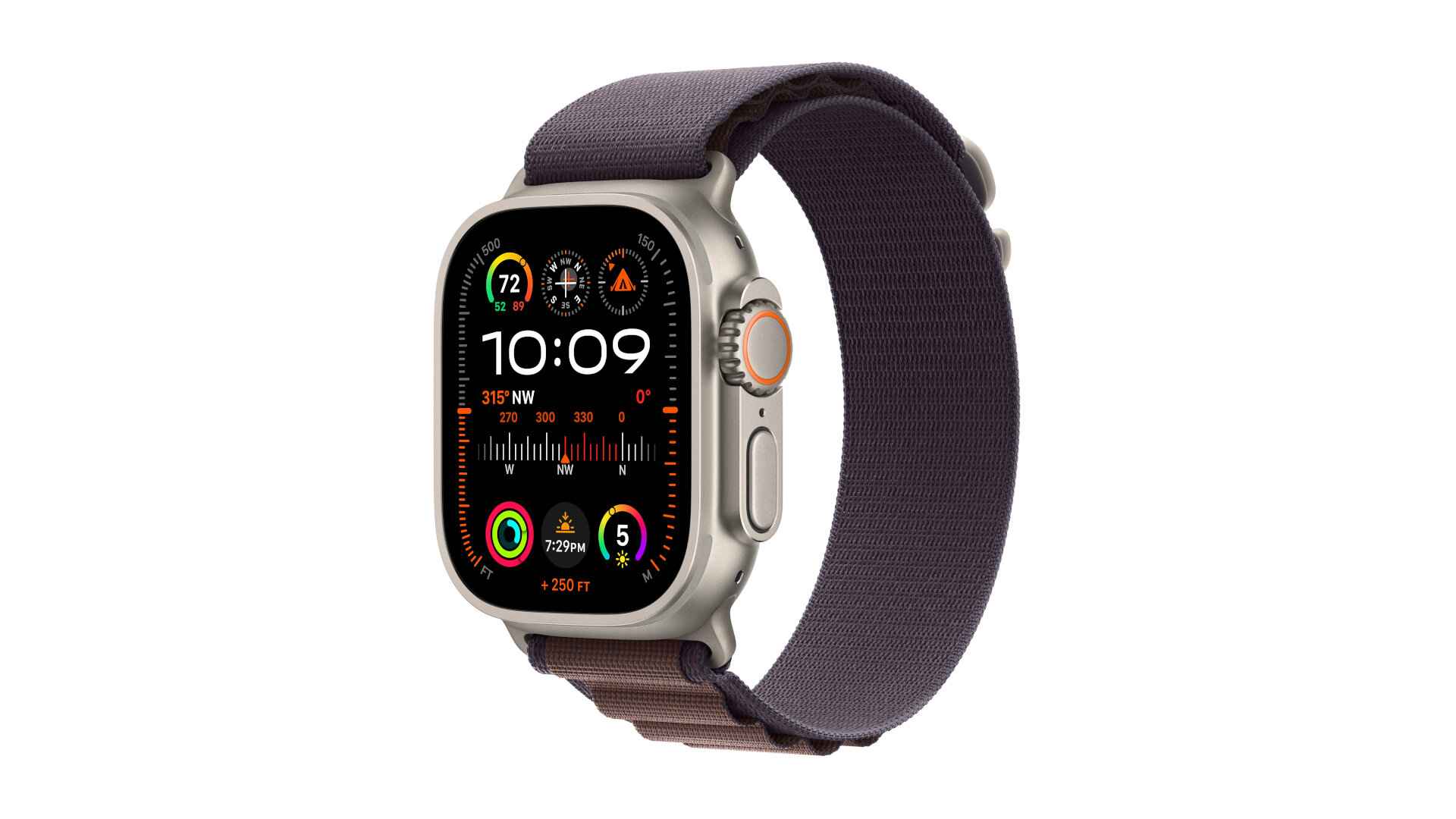 APPLE Watch Ultra 2 GPS + Cellular 49 mm Titanium Case/Indigo Alpine ...