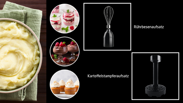 KOENIC KHB-TR 102424 Stabmixer Set (Schwarz, 1000 Watt) online kaufen | MediaMarkt