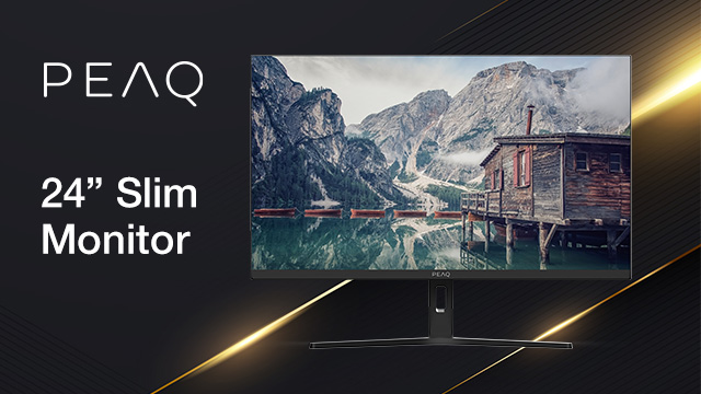 PEAQ PMO S244-IFC Slim Monitor, 24 Zoll Full-HD, 100Hz, 1ms (MPRT ...