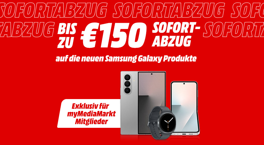 Samsung Galaxy Neuheiten: Bis zu € 150 Sofortabzug sichern! | MediaMarkt