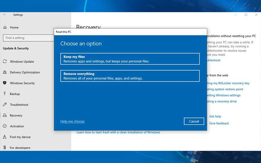 Comment réinitialiser un PC | MediaMarkt