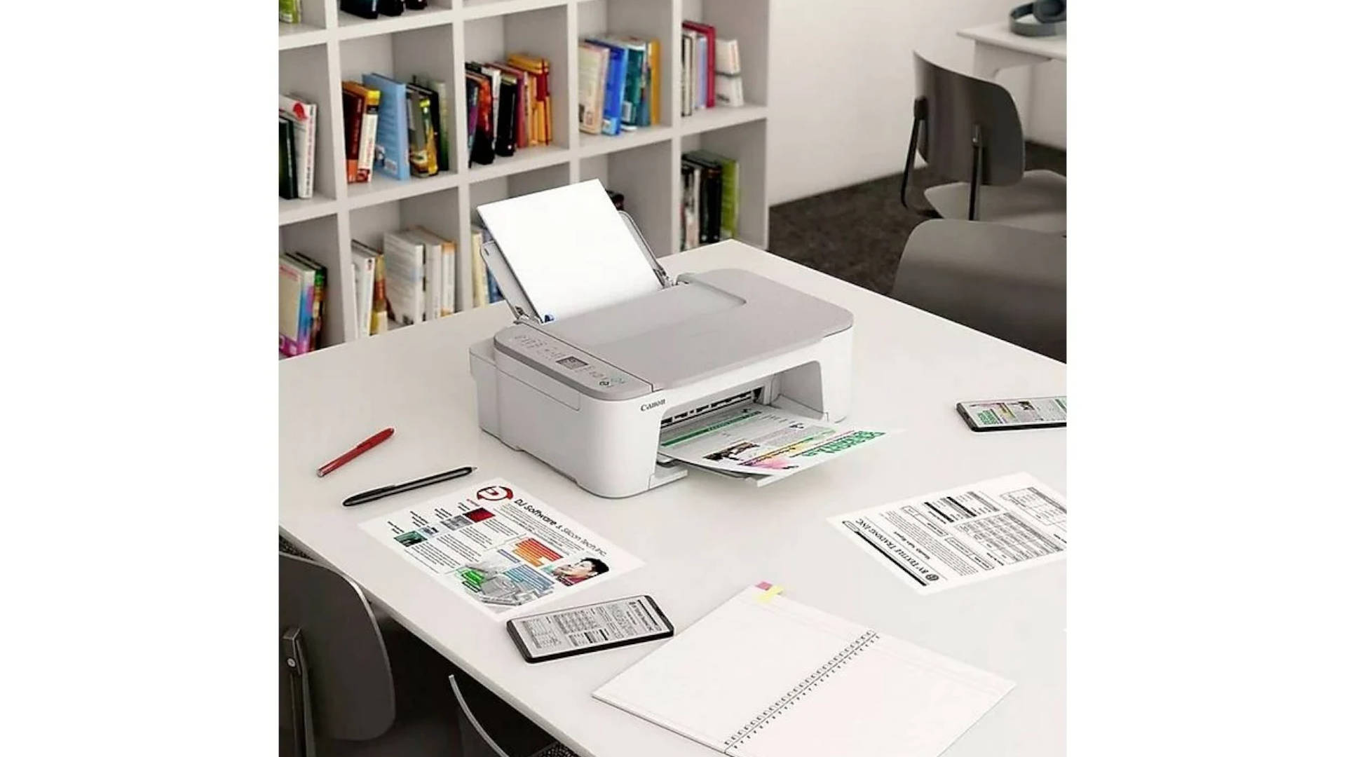 CANON Imprimante multifonction PIXMA TS3551i Blanc (4977C026AA)