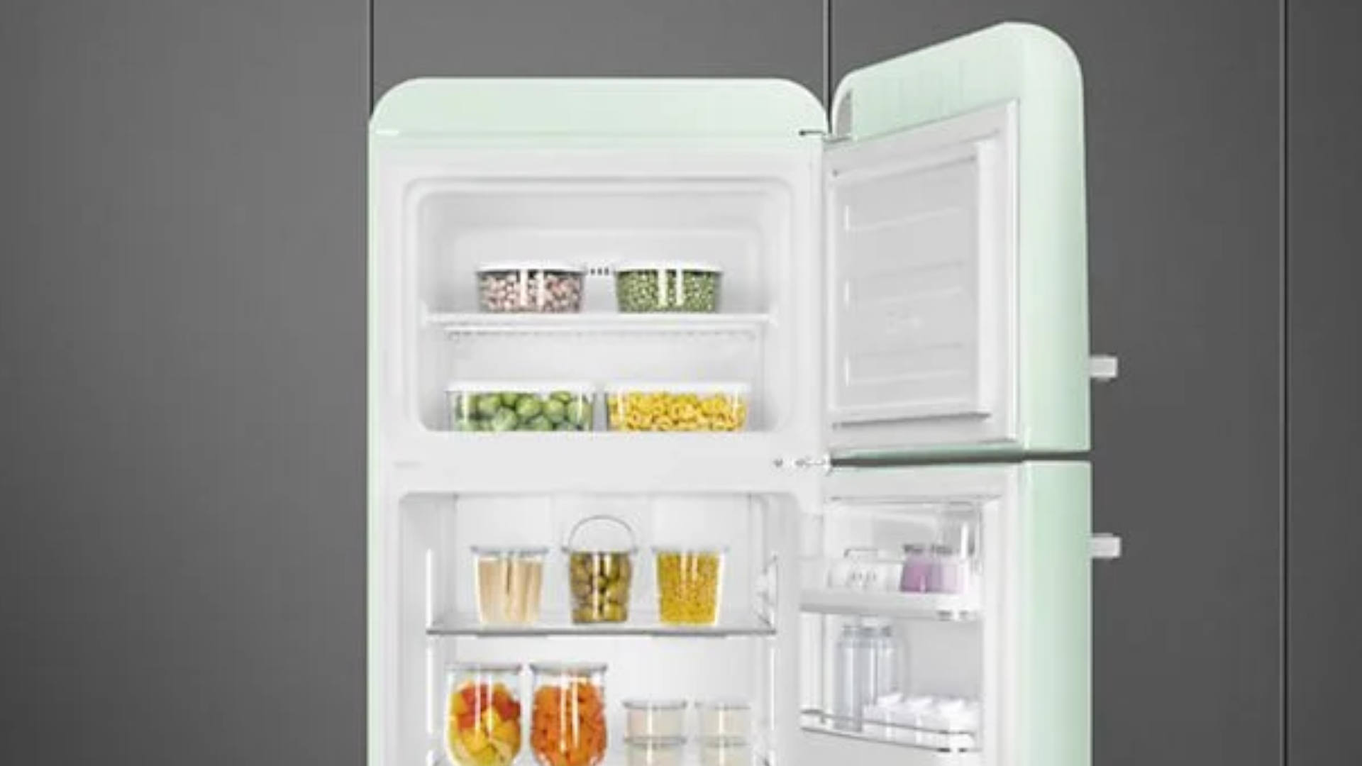 SMEG Frigo-congélateur Années 50 Vert pastel