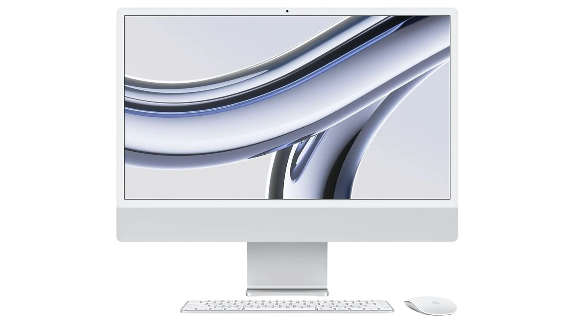 APPLE iMac 24" M3 512 GB Silver 2023 QWERTY (MQRK3)