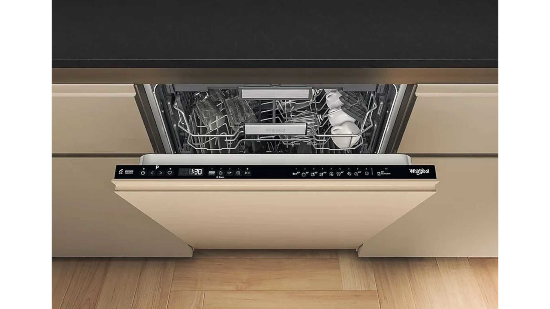 WHIRLPOOL Lave-vaisselle tout encastrable C (W7I HP40 LC)