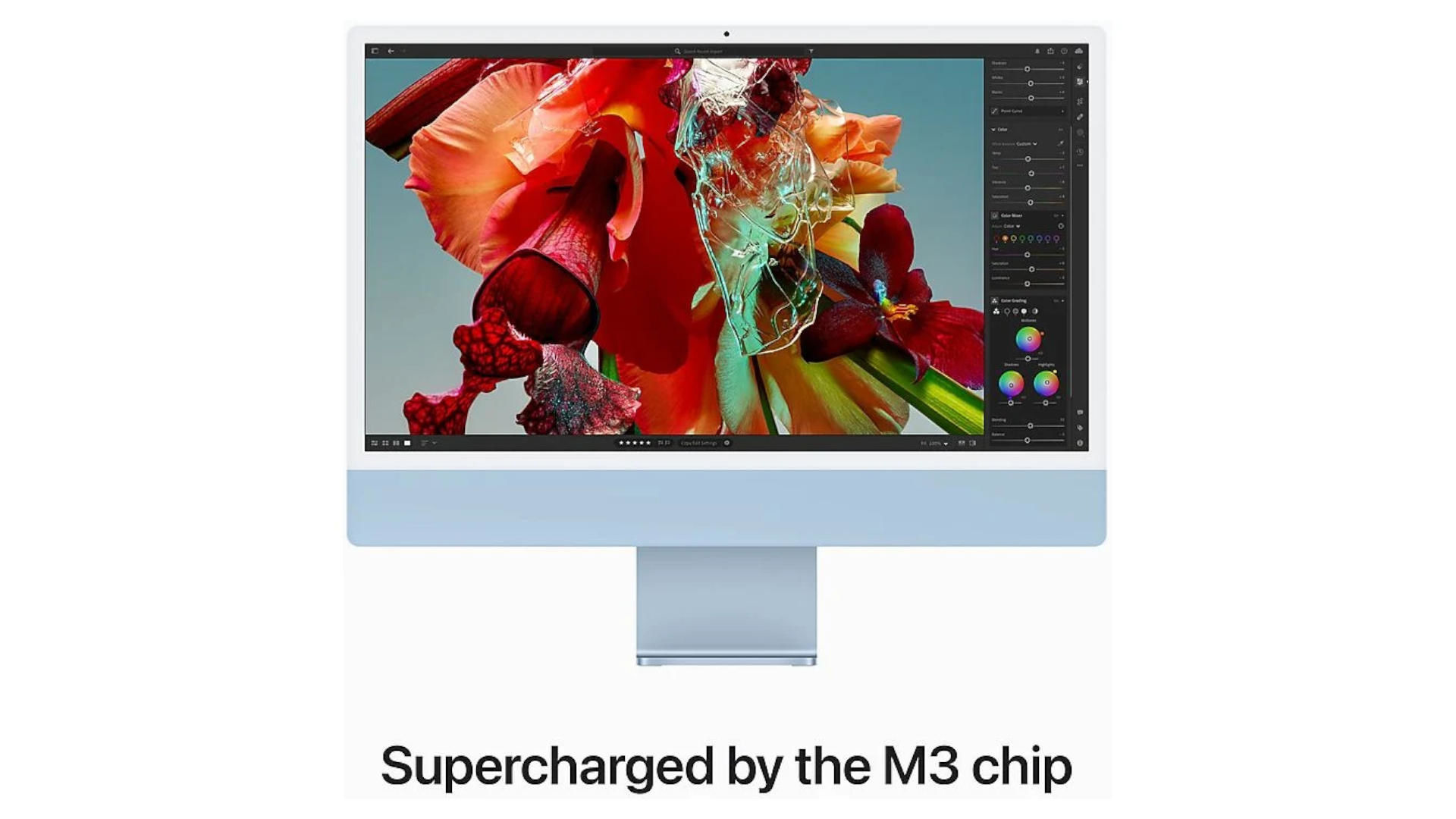 APPLE iMac 24" M3 256 GB Blue 2023 QWERTY (MQRC3)