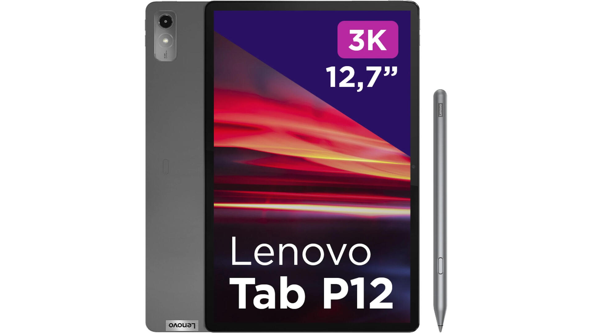 LENOVO Tablette Tab 12 128 GB Wi-Fi Gris (ZACH0112SE)