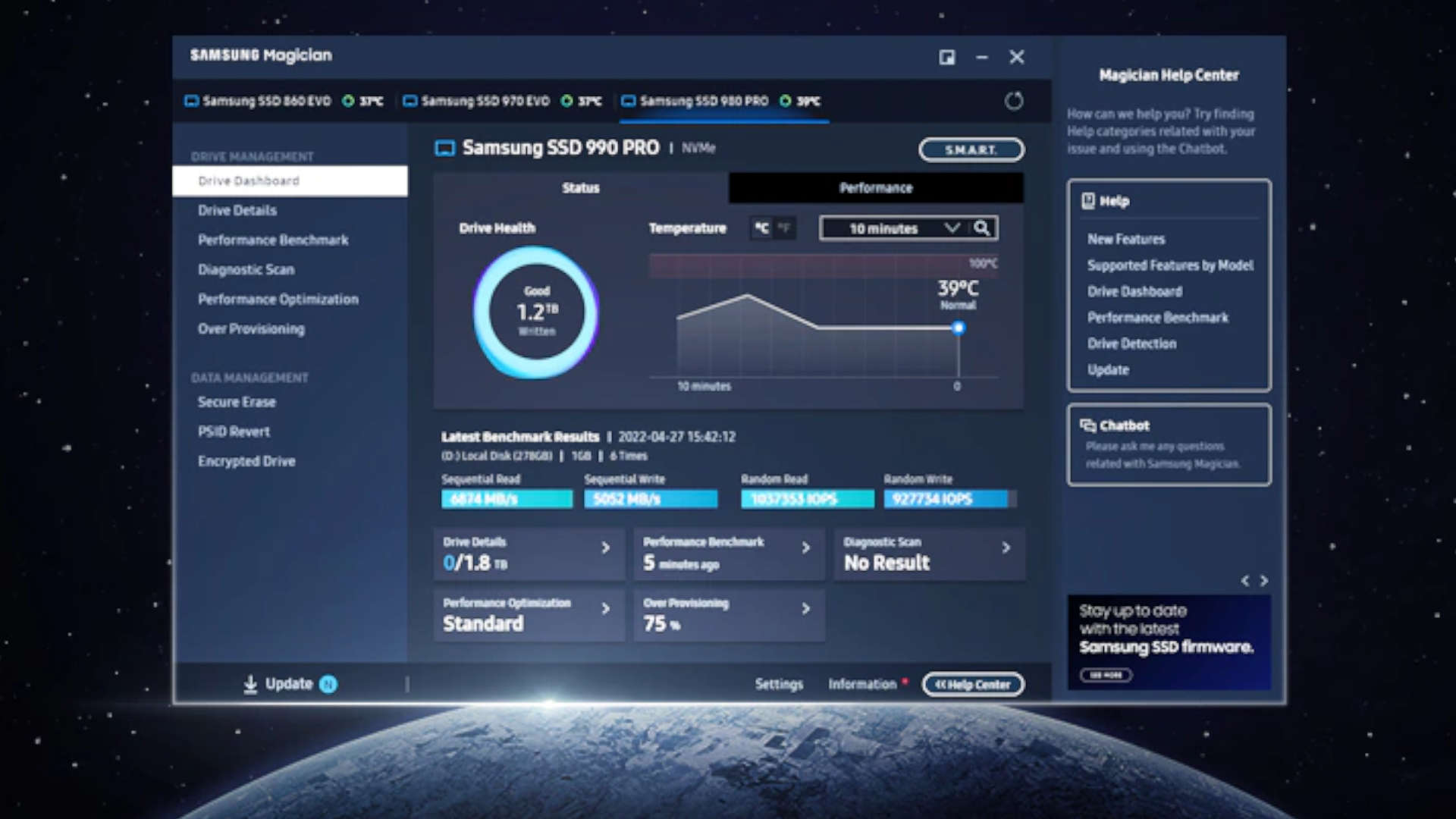 SAMSUNG Interne SSD-schijf 2 TB PRO Heatsink PCIe 4.0 NVMe M.2 (MZ ...