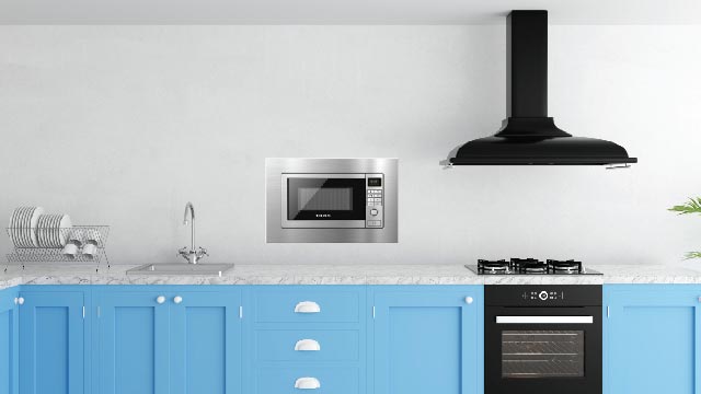 Microondas integrable | Taurus Elbrus, 700W, Potencia Grill 900W, 9 ...