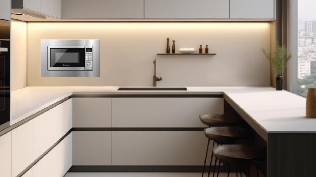 Microondas integrable | Taurus Elbrus, 700W, Potencia Grill 900W, 9 ...